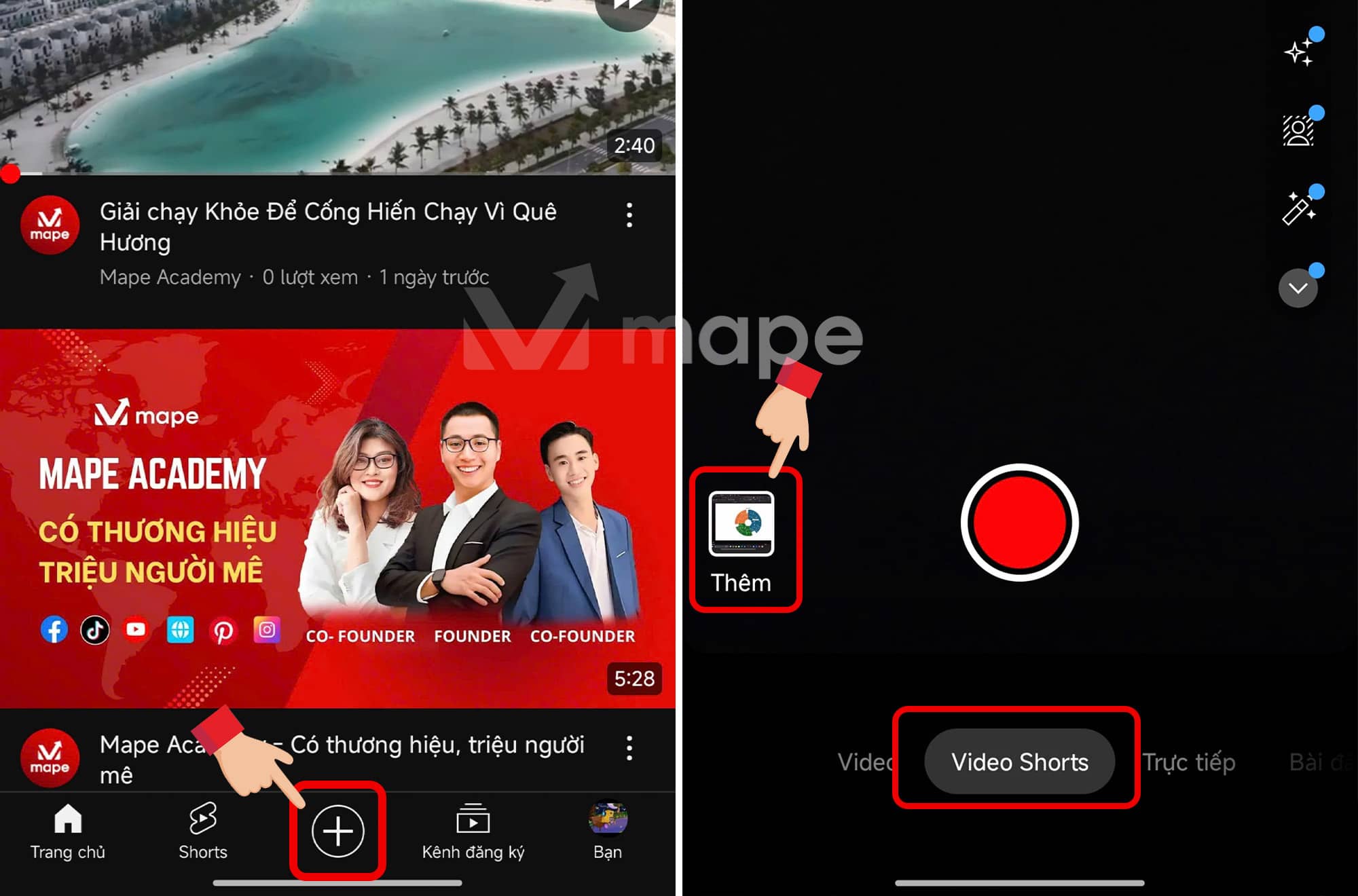 Cách đăng Video Shorts Youtube cực đơn giản - Mape Academy