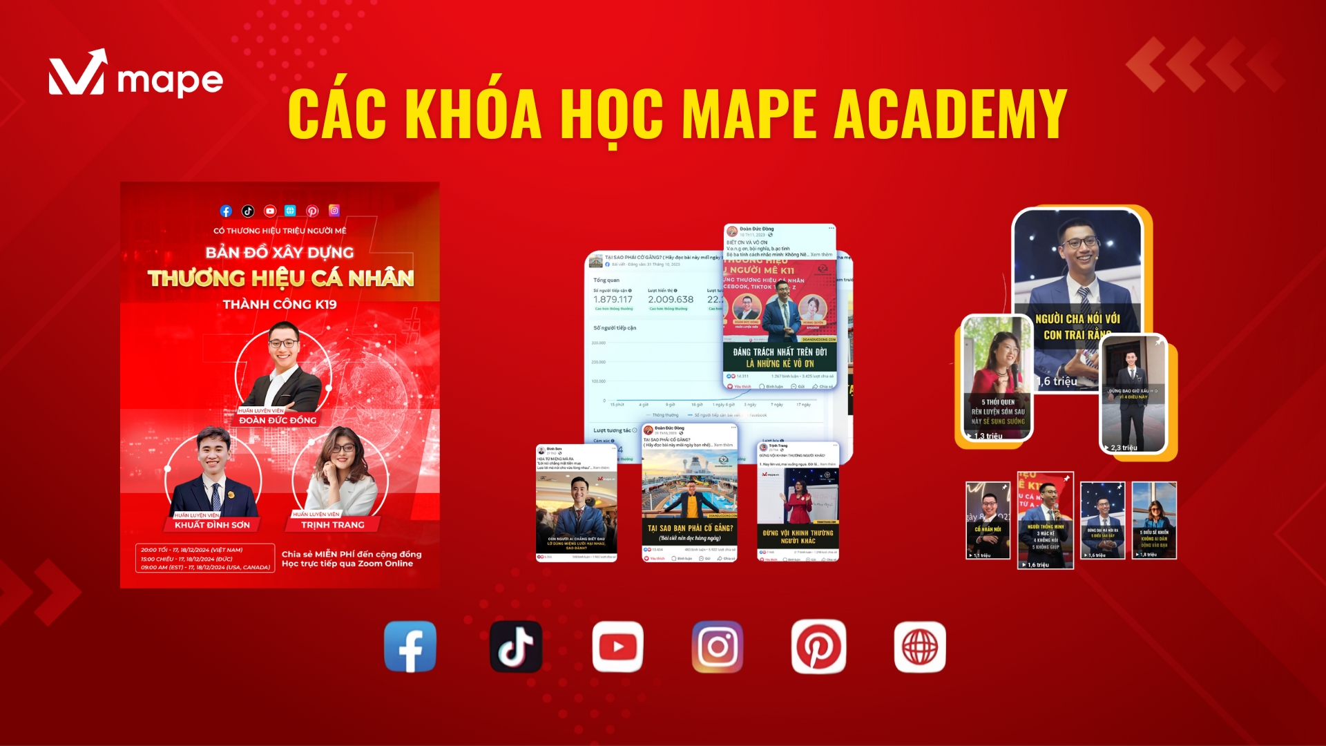 Khóa Học - Mape Academy xây dựng thương hiệu cá nhân
