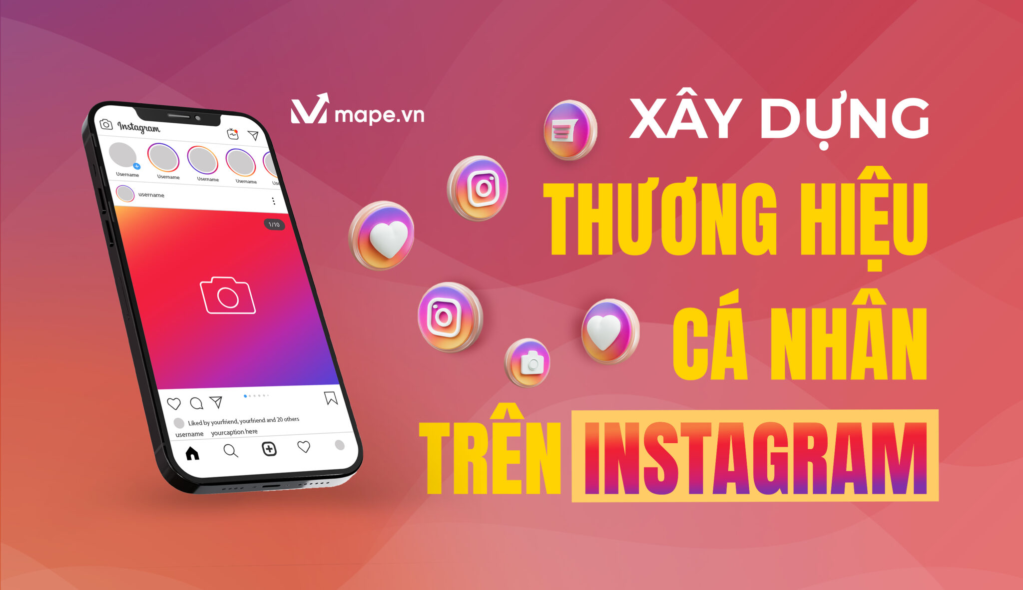 Kích thước ảnh bìa, thumbnail Youtube 2025 - Mape Academy